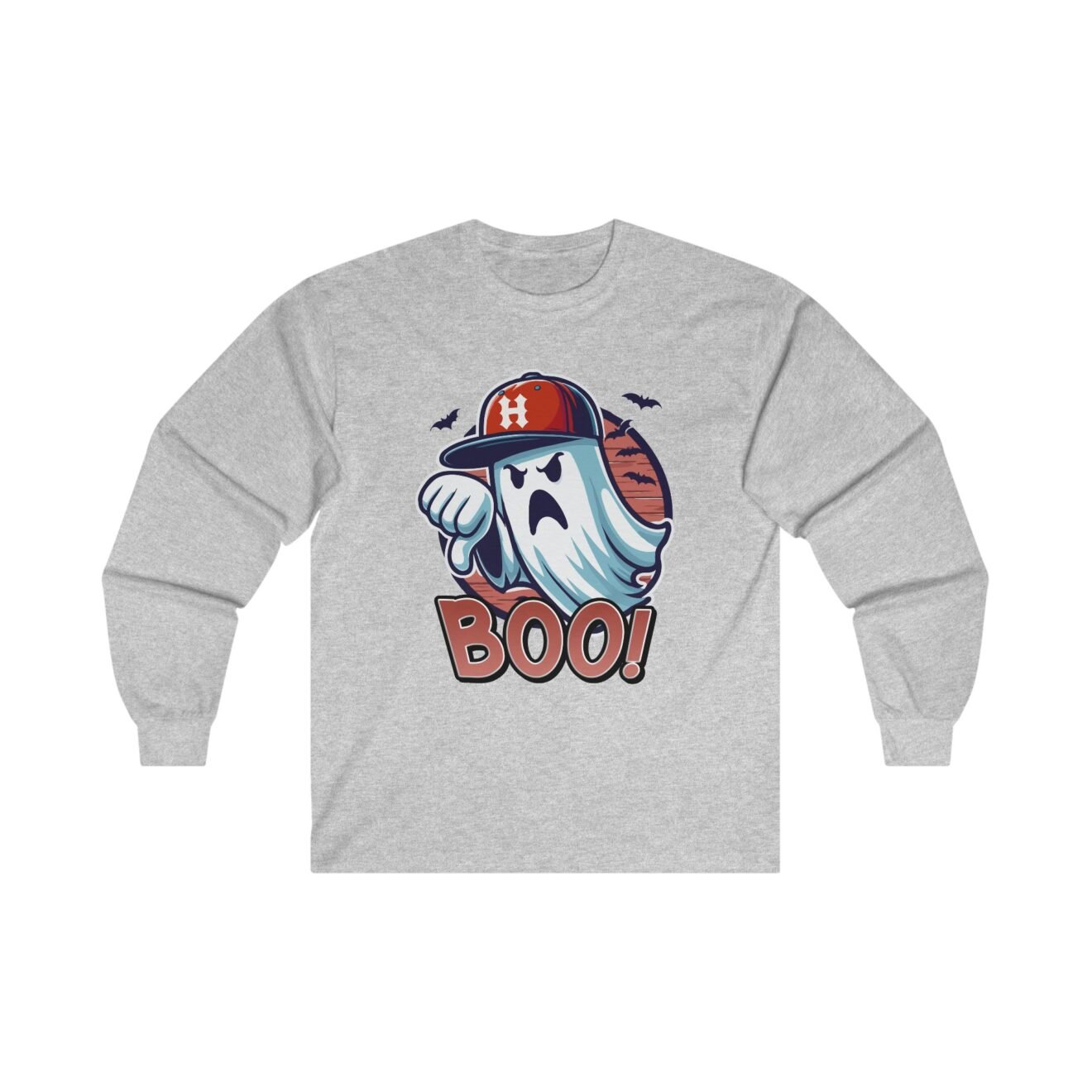Boo! – Long Sleeve Tee – RCS Print Shop | T-Shirts, Hoodies ...