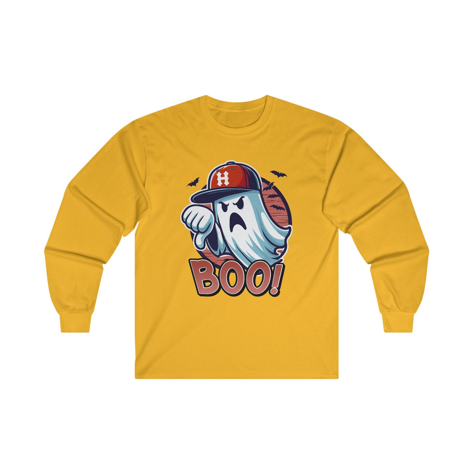 Boo! – Long Sleeve Tee – RCS Print Shop | T-Shirts, Hoodies ...